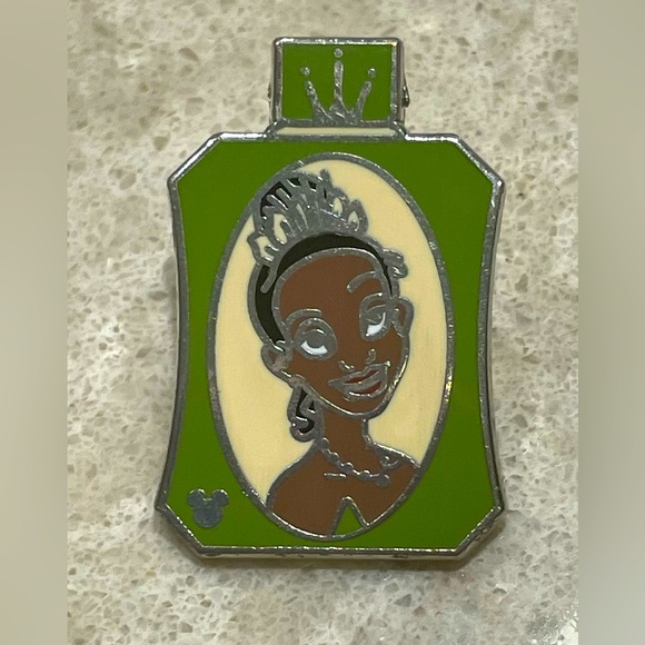 Disney | Accessories | Disney Princess Tiana Perfume Bottle Pin Hidden ...